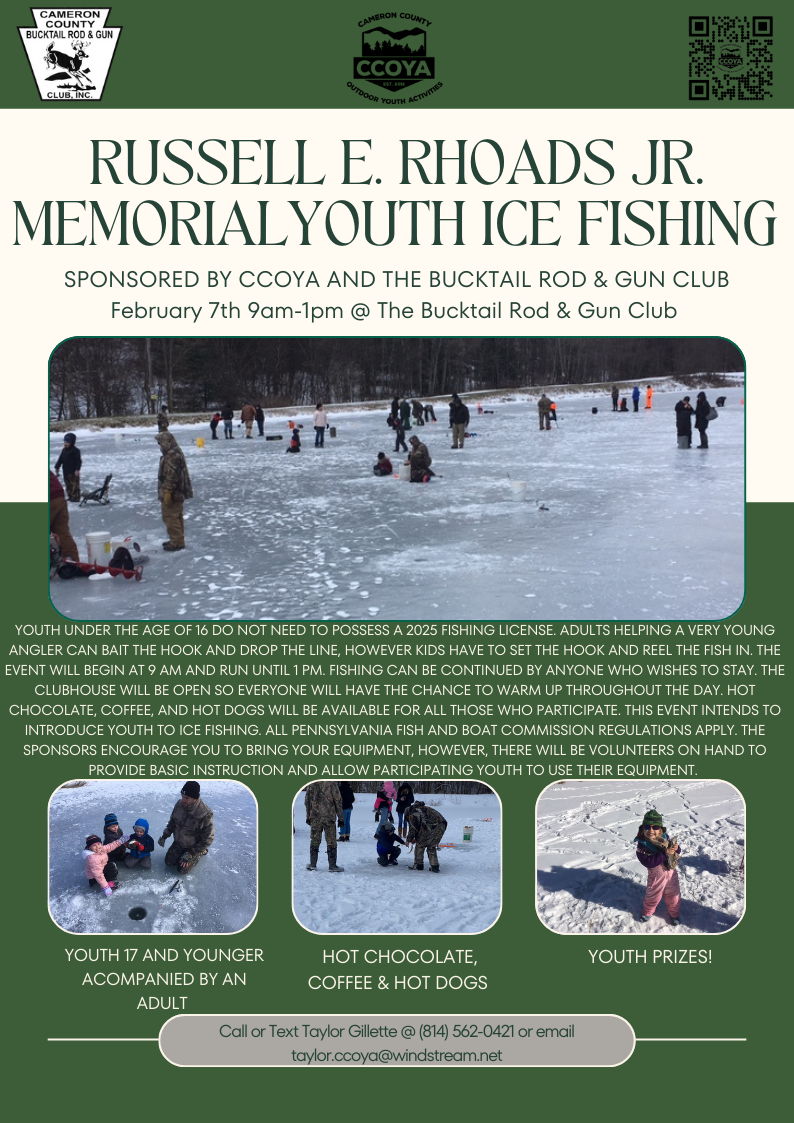 Russell E. Rhoads Jr. Memorial Youth Ice Fishing Derby - GunStuff TV